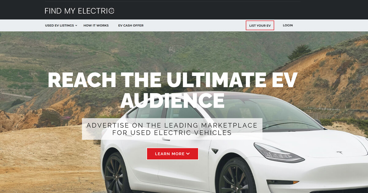 Advertise with Find My Electric | The Largest EV Marketplace