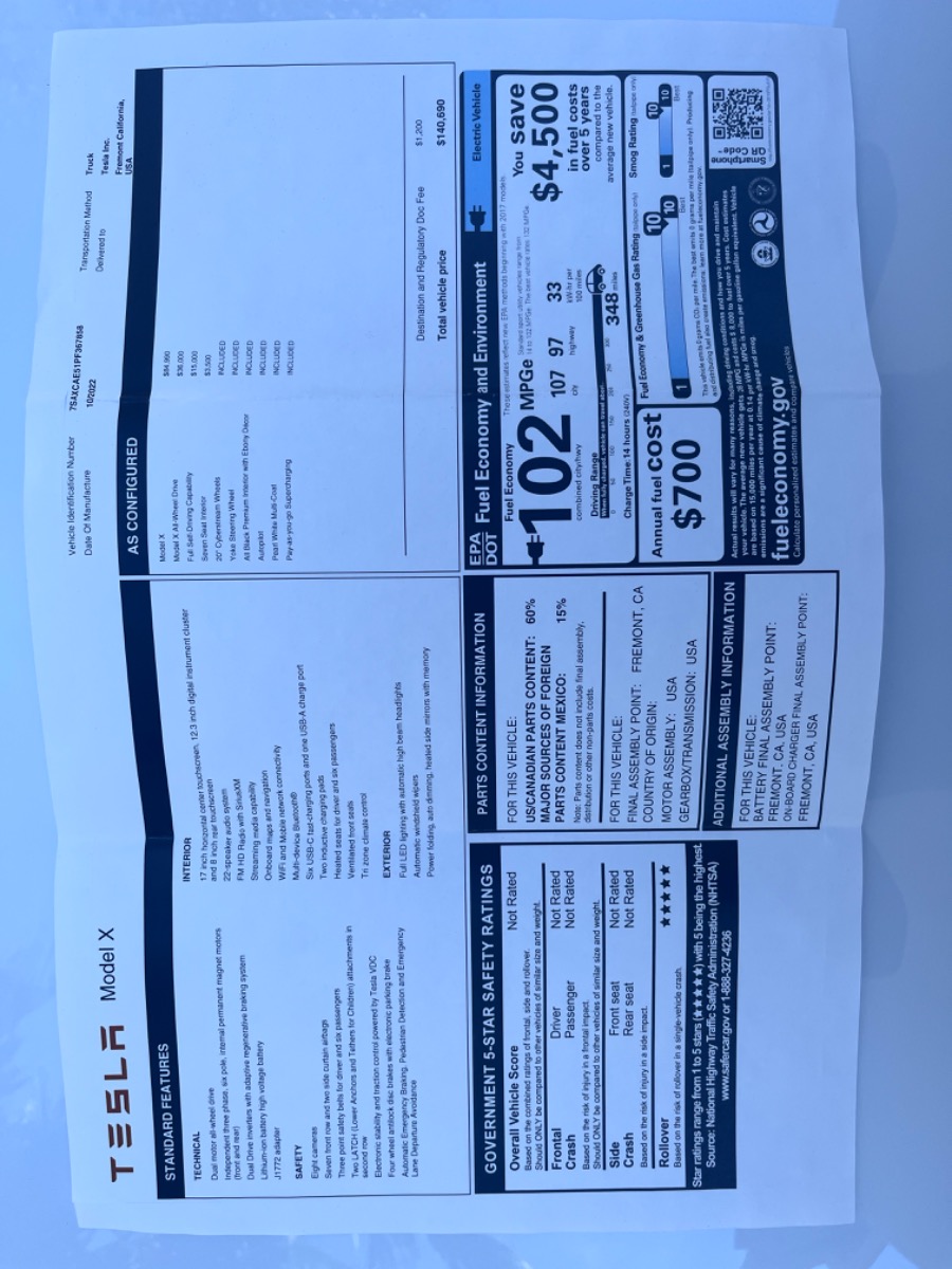 2023 Tesla Model X Long Range AWD - Find My Electric
