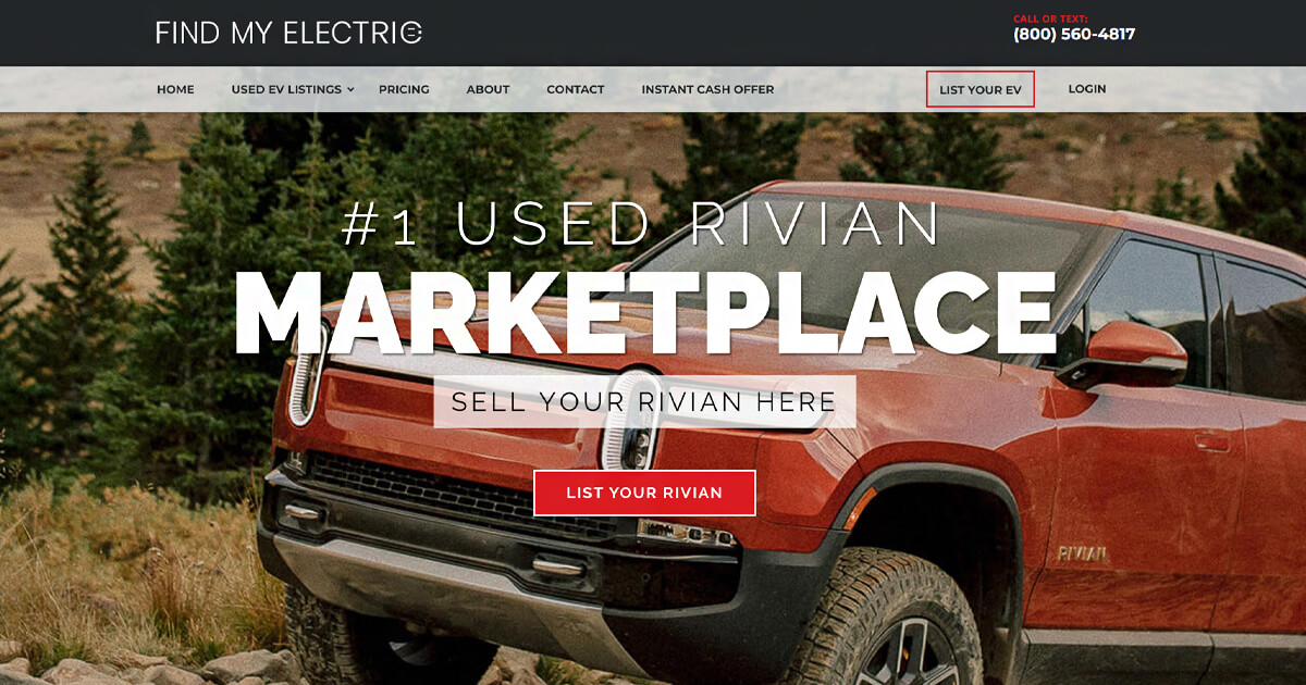 Sell My Rivian Online at the #1 Used Rivian Site!