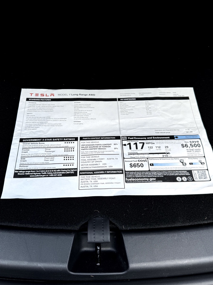 2024 Tesla Model Y Long Range AWD - Find My Electric